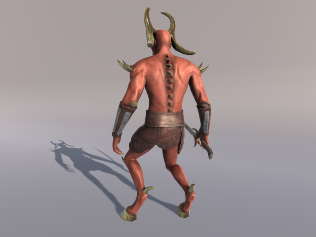 demon soldier 3D Model in Fantasy 3DExport