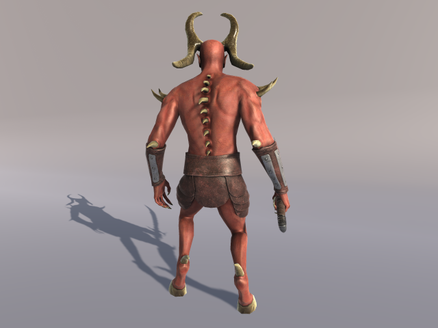 demon soldier 3D Model in Fantasy 3DExport