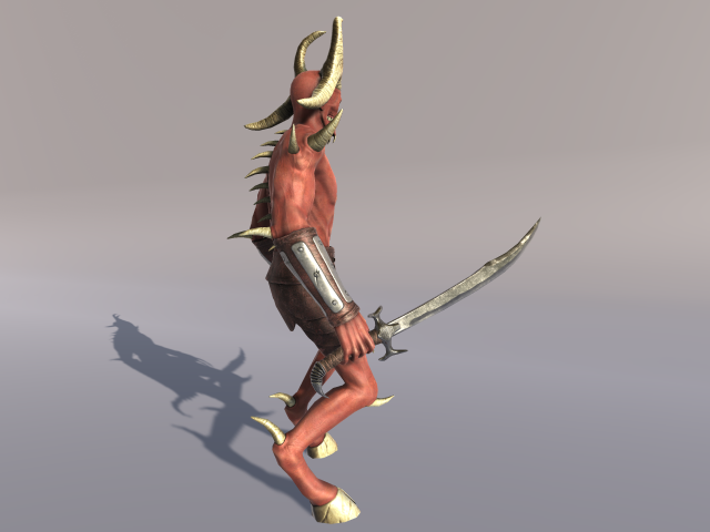 demon soldier 3D Model in Fantasy 3DExport