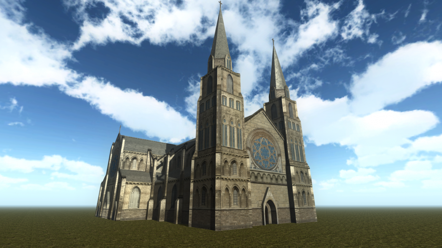 Gothic Church Exterior