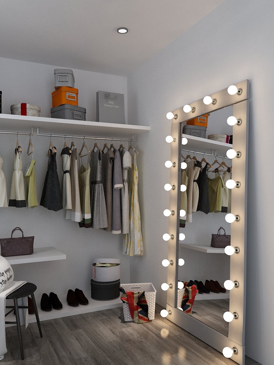 walk in wardrobe 3D Models in Bedroom 3DExport