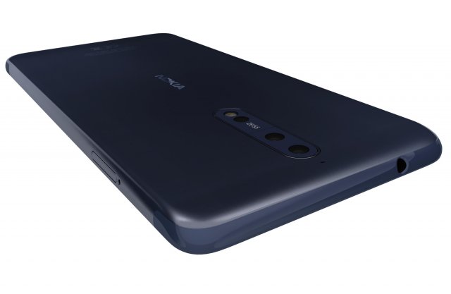 nokia 8 polished blue 3D Model in Phone and Cell Phone 3DExport