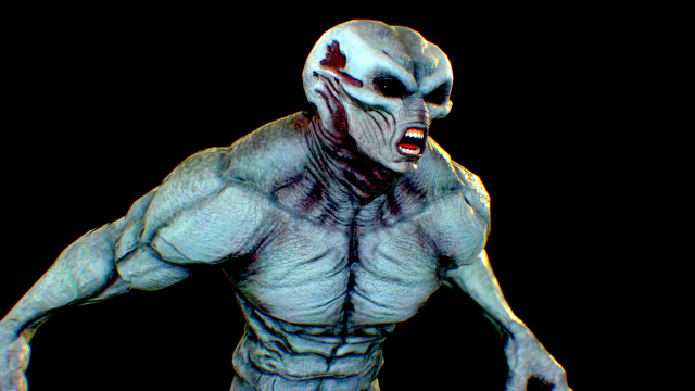 realistic aliens full pack 3D Model in Alien 3DExport