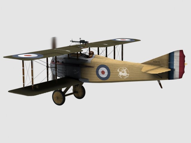 spad vii 3D Model in Fighter 3DExport
