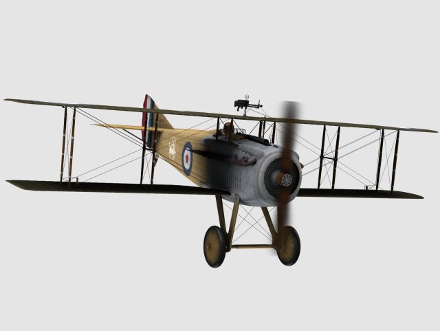 spad vii 3D Model in Fighter 3DExport