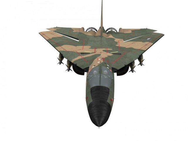 general dynamics f-111 a aardvark 3D Model in Fighter 3DExport