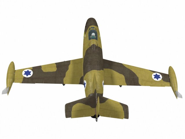 Dassault md450 ouragan 3D Model in Fighter 3DExport