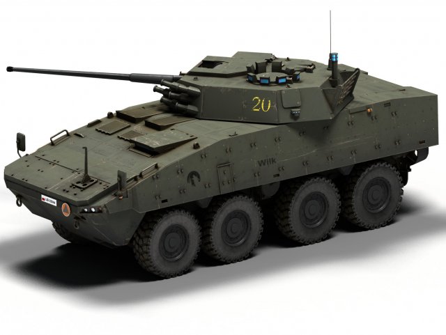 kto rosomak 3D Model in Combat 3DExport