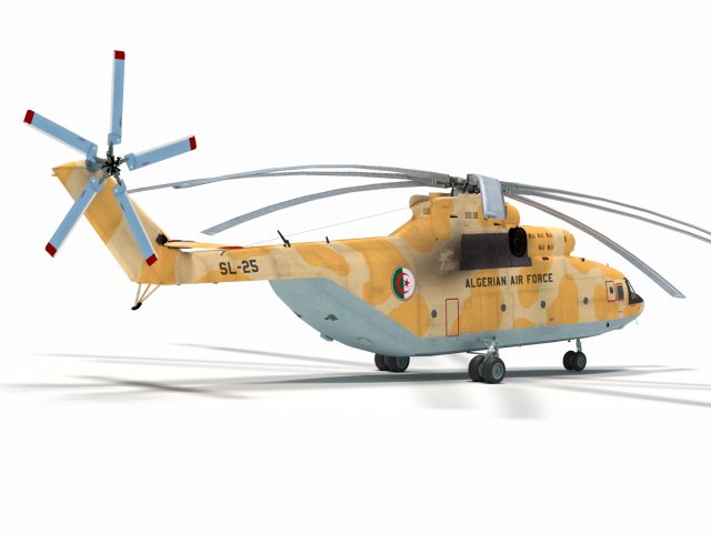 mil mi-26 halo 3D Model in Helicopter 3DExport