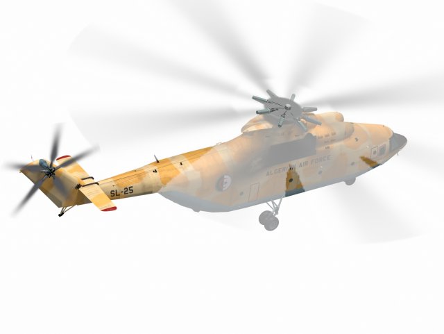 mil mi-26 halo 3D Model in Helicopter 3DExport