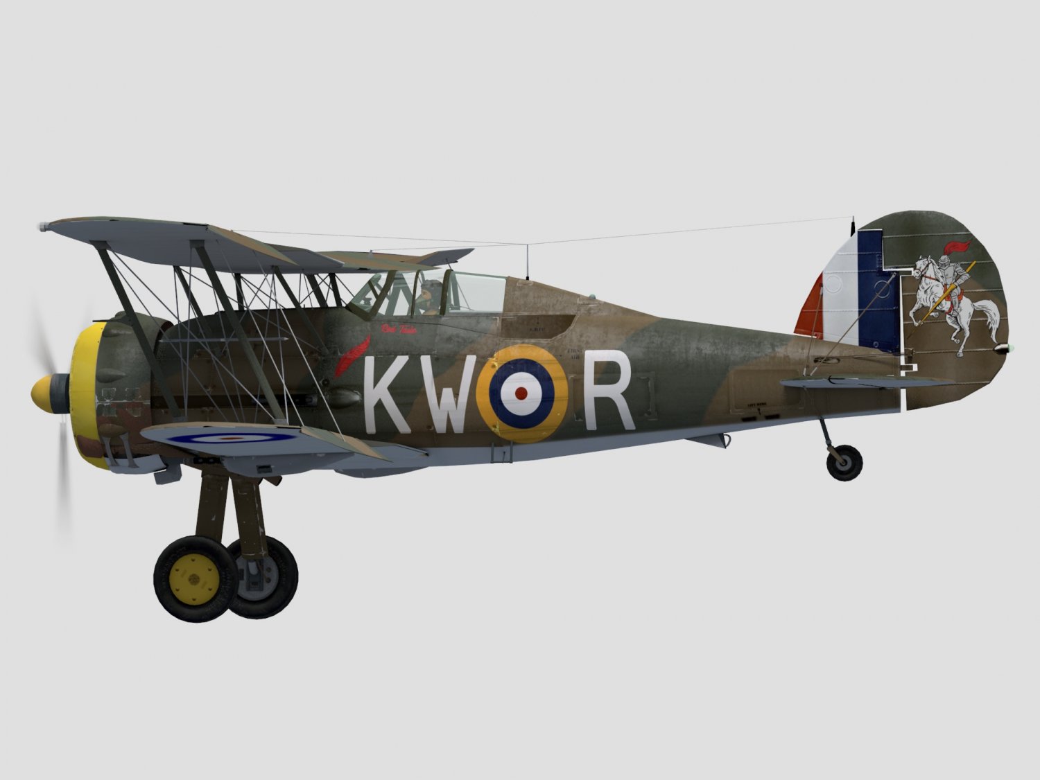 gloster gladiator 3D Models in Fighter 3DExport