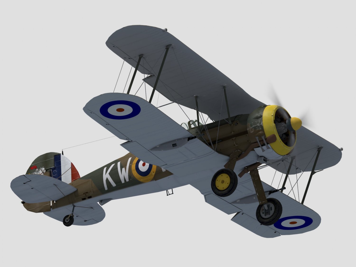 gloster gladiator 3D Models in Fighter 3DExport