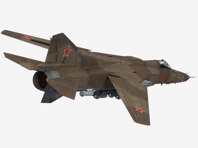 Mikoyan MiG-27 M Flogger Modèle 3D in Combattant 3DExport