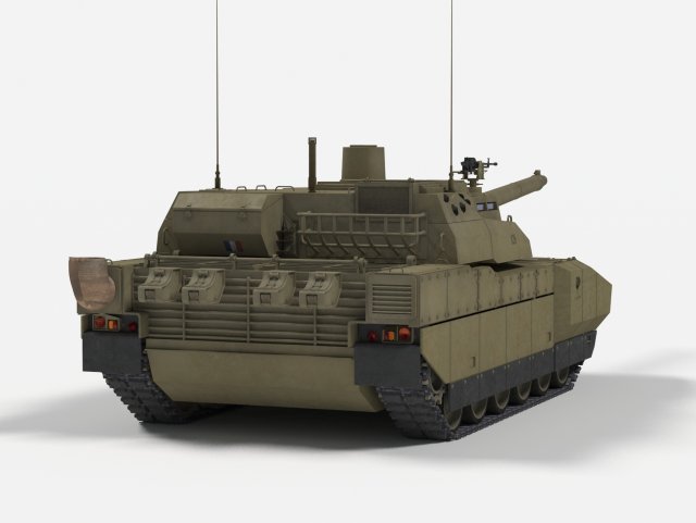 Leclerc 3D Model in Tank 3DExport