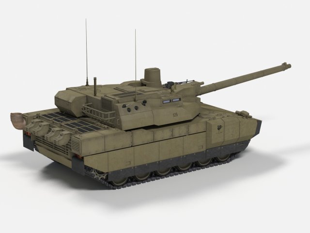Leclerc 3D Model in Tank 3DExport
