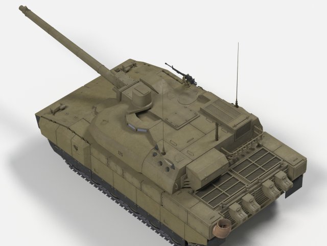 Leclerc 3D Model in Tank 3DExport