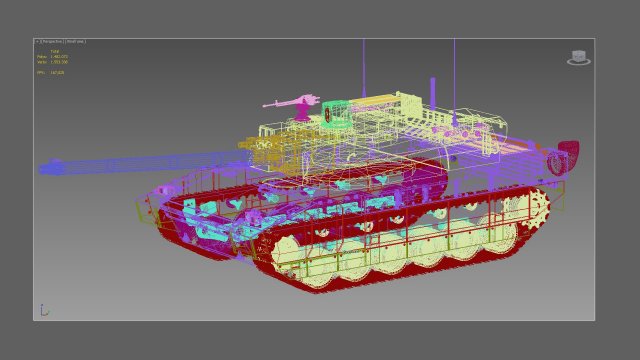 Leclerc 3D Model in Tank 3DExport