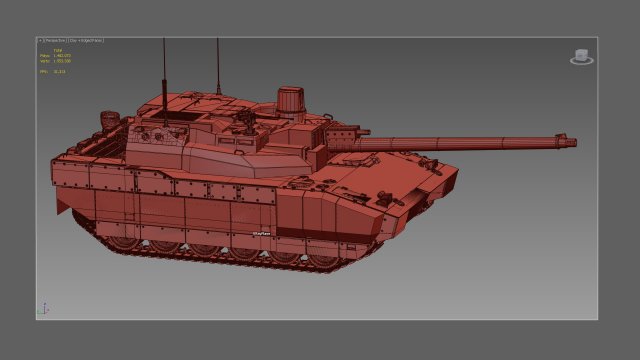 Leclerc 3D Model in Tank 3DExport