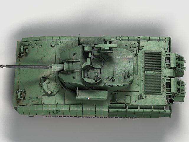 Leclerc T-40 Koufra prototype 3D Model in Tank 3DExport
