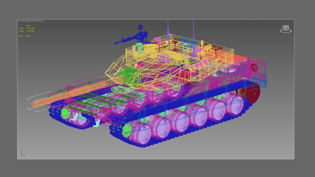 VT-4 Tank 3D Model in Tank 3DExport