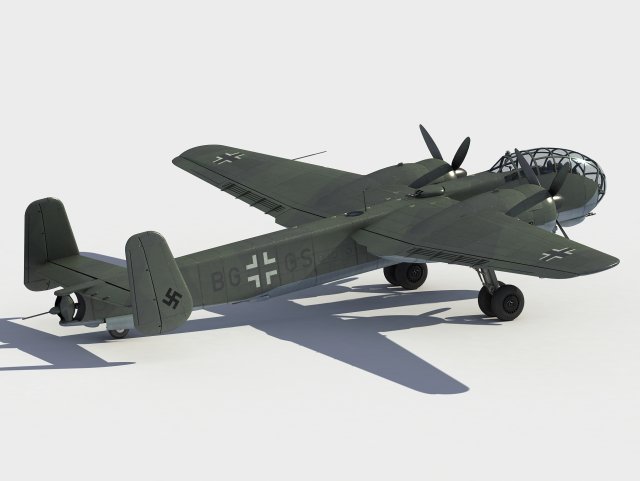 Junkers Ju-288 3D Model in Bomber 3DExport