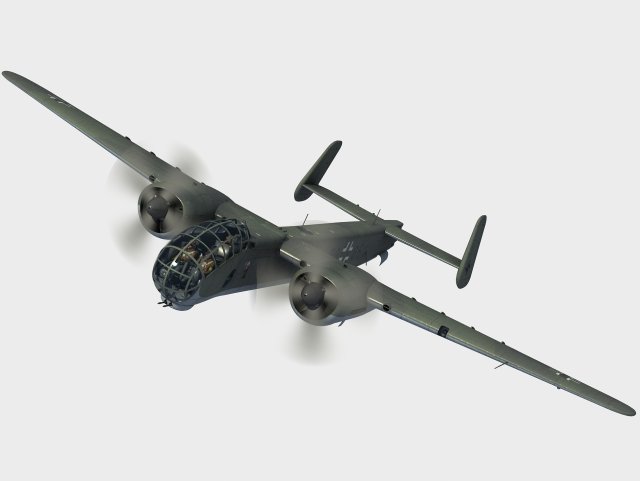 Junkers Ju-288 3D Model in Bomber 3DExport