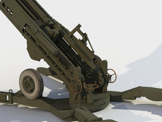M777 155mm howitzer 3D 模型 in 火炮 3DExport