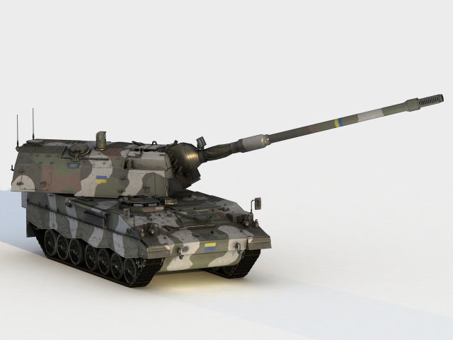 Pzh-2000 3D Model in Tank 3DExport