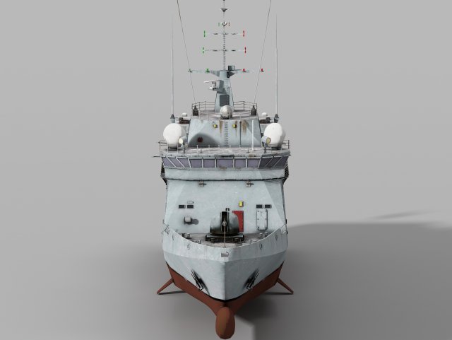 P44 Rayo BAM class patrol vessel 3D Model in Battleship 3DExport
