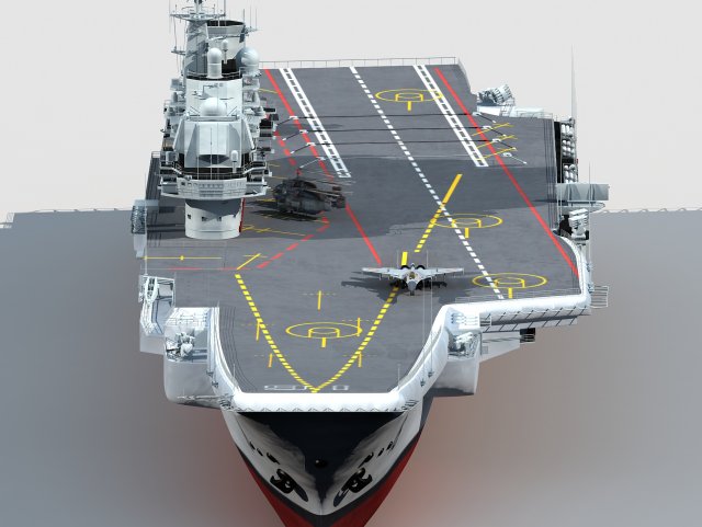 CV-16 Liaoning 3D Model in Battleship 3DExport