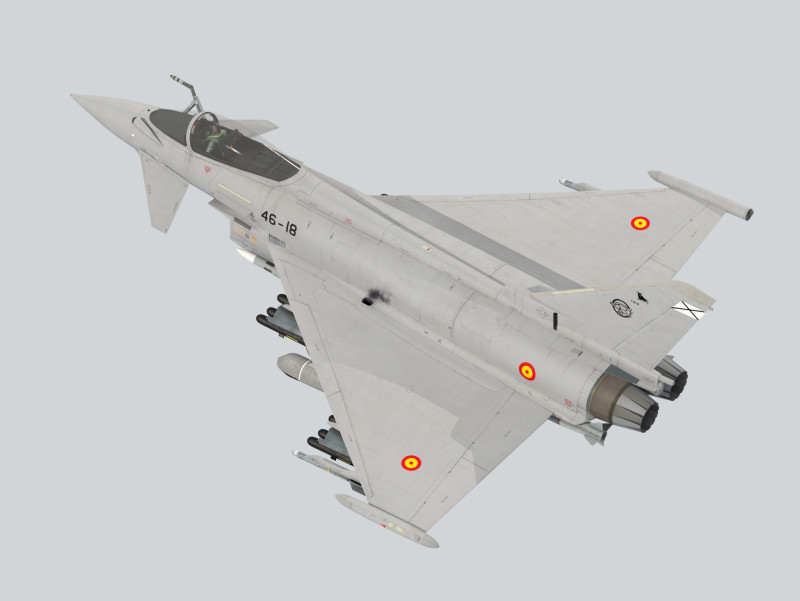 Eurofighter Halcon project 3D Model in Fighter 3DExport
