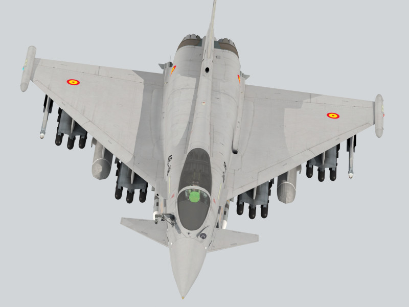 Eurofighter Halcon project 3D Model in Fighter 3DExport