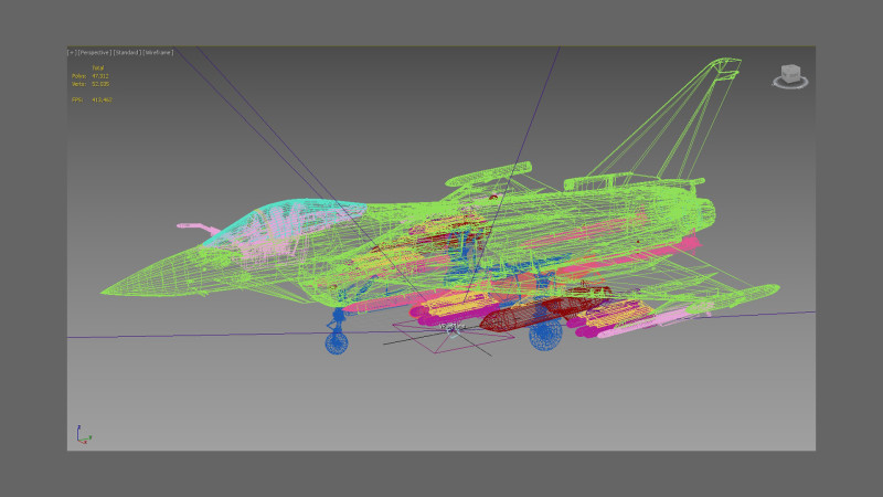 Eurofighter Halcon project 3D Model in Fighter 3DExport