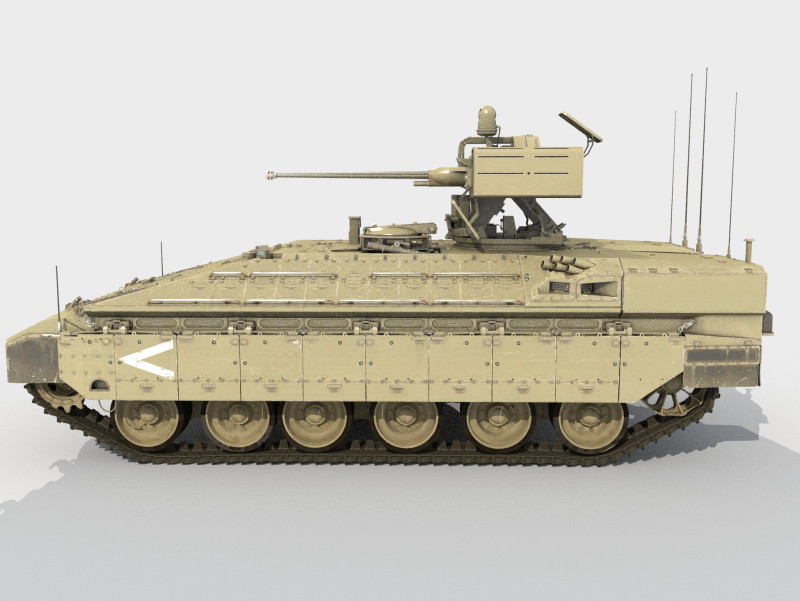 Namer IFV Modelo 3D in Tanques 3DExport