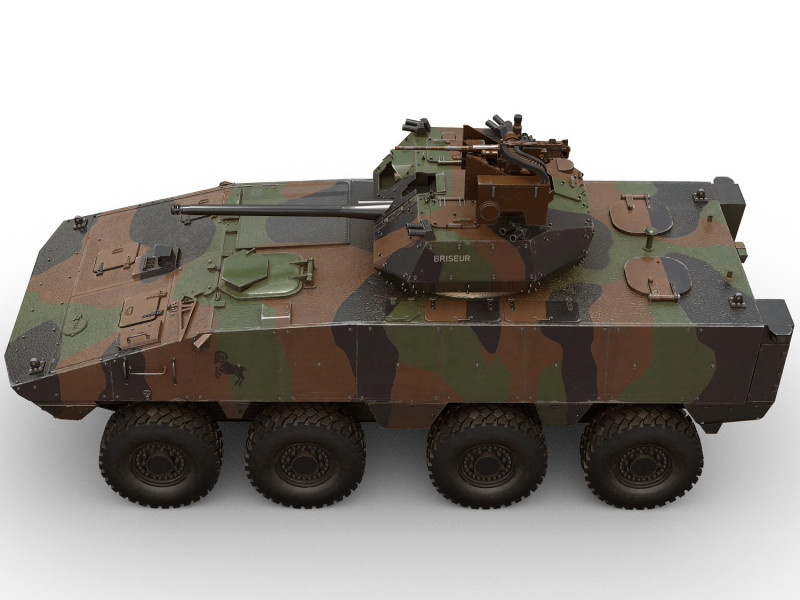 Nexter VBCI Modelo 3D in Tanques 3DExport