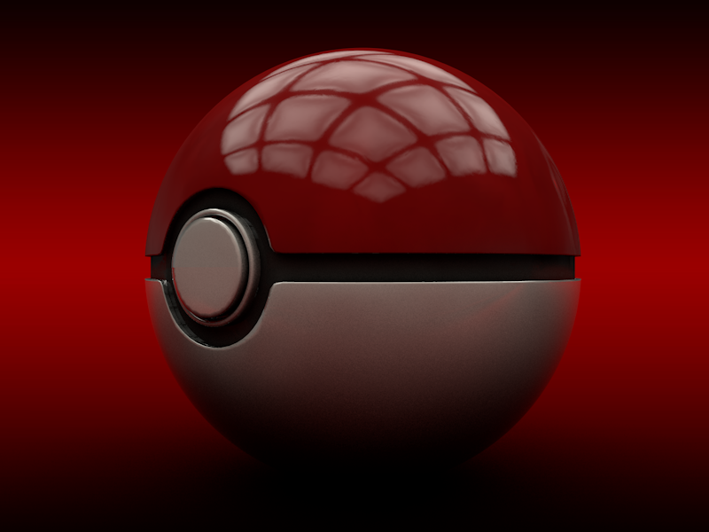 pokeball 3D Model in Other 3DExport