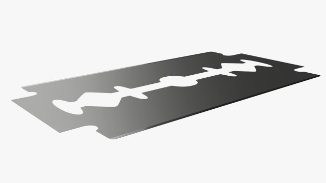 Razor blade 3D Model in Other 3DExport