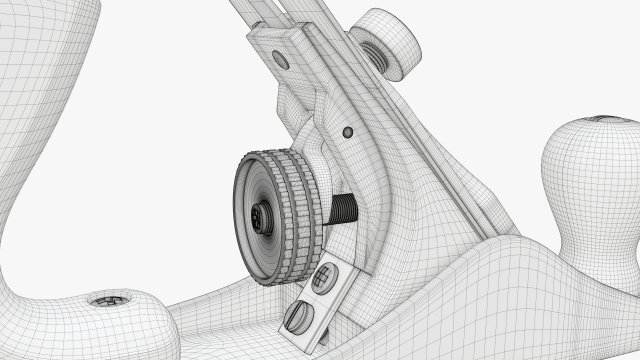Smoothing bench hand plane 3D Model in Tools 3DExport