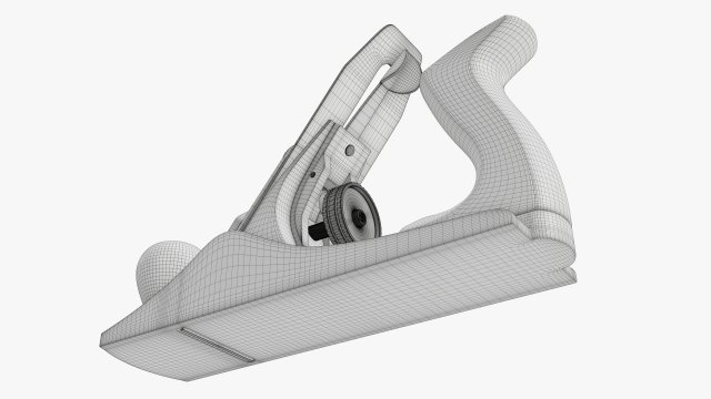 Smoothing bench hand plane 3D Model in Tools 3DExport