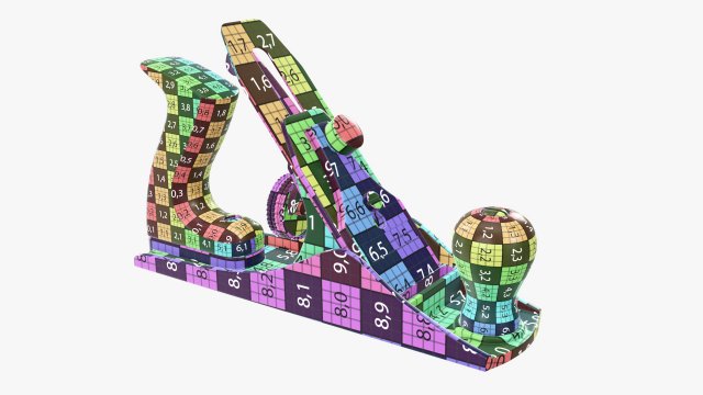 Smoothing bench hand plane 3D Model in Tools 3DExport