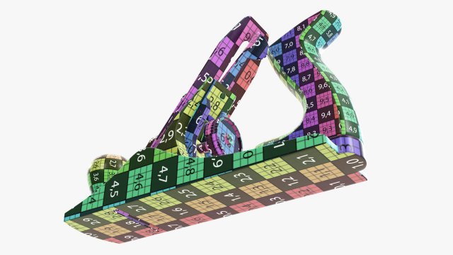 Smoothing bench hand plane 3D Model in Tools 3DExport