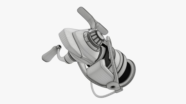 Spinning reel 3D Model in Sports Equipment 3DExport