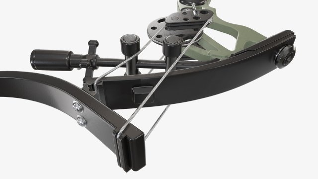 Lever action compound bow drawn 3D Model in Sports Equipment 3DExport