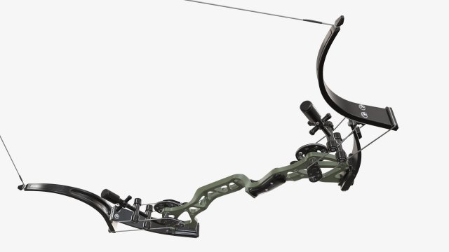 Lever action compound bow drawn 3D Model in Sports Equipment 3DExport