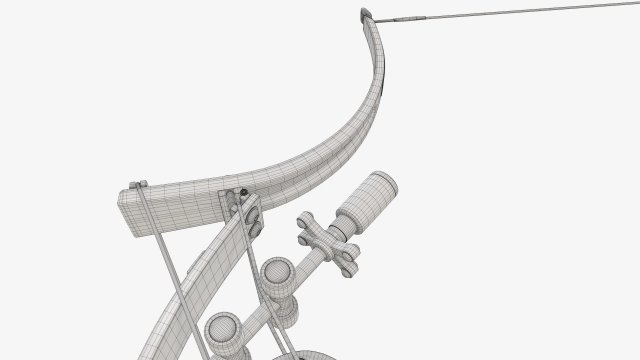 Lever action compound bow drawn 3D Model in Sports Equipment 3DExport