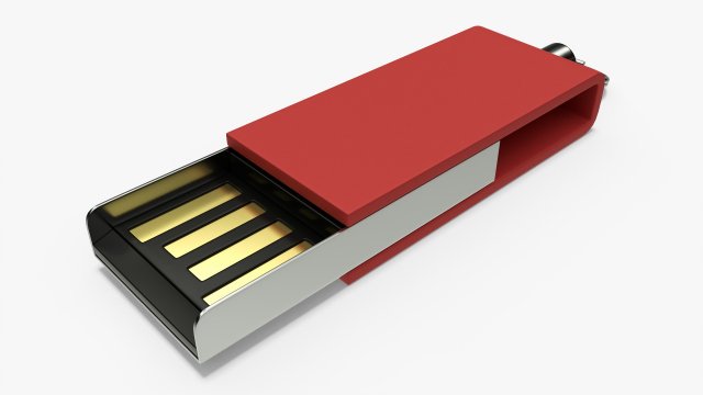 USB flash drive 02 3D Model in Other 3DExport