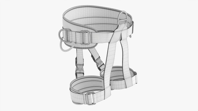 Adjustable climbing harness 3D Model in Tools 3DExport