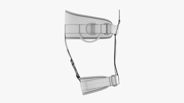 Adjustable climbing harness 3D Model in Tools 3DExport