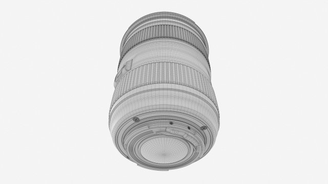 Canon DSLR EF 24-70mm f28L II USM Lens 3D Model in Photo 3DExport