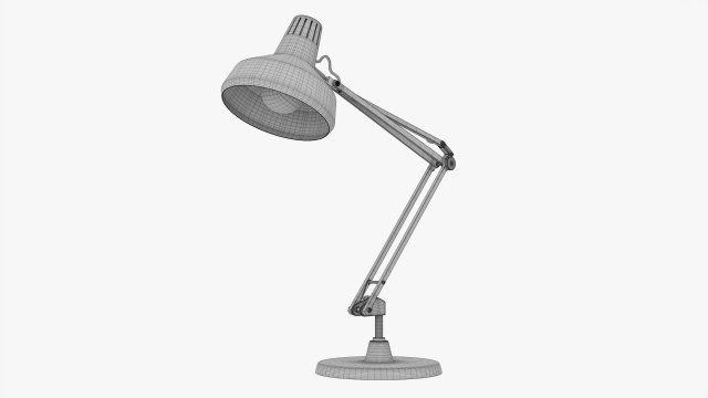 Adjustable Arm Desk Lamp 3D Model in Table Lamps 3DExport
